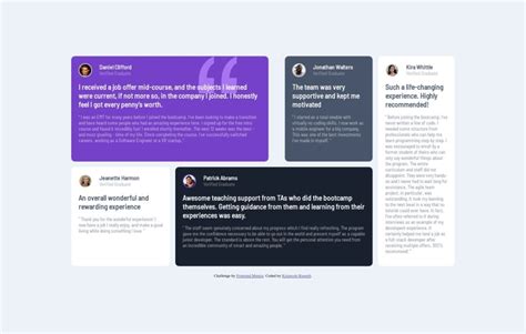 Frontend Mentor Customer Feedback Using Css Grid Coding Challenge
