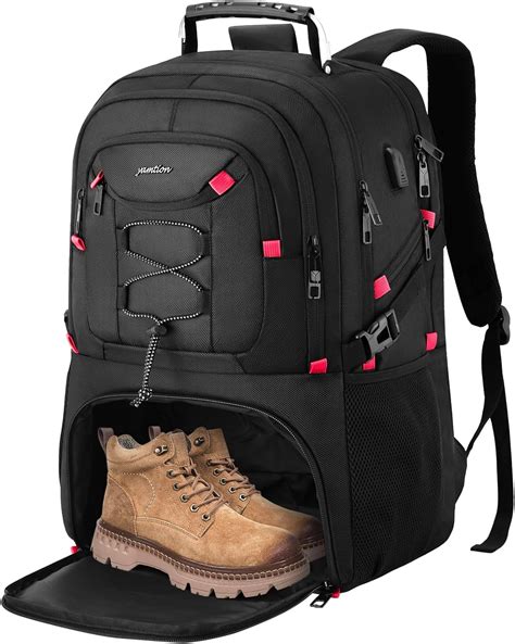 Men Laptop Backpack 18 4in With Shoe Compartment For Gym