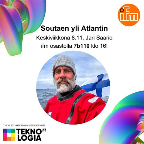 Ifm Osastollamme Vierailee Keskiviikkona 811 Yksin Atlantin Yli