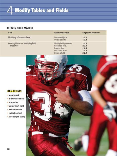 Notes 4 Modifying Tables And Fields Pdf Databases Table Database