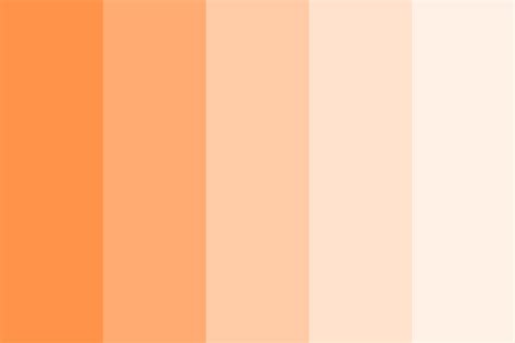 Bioluminescent Orange Juice Color Palette