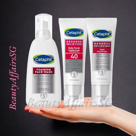 ⚜️ Cetaphil ⚜️ Redness Relieving Daily Facial Moisturiser Night Moisturiser Foaming Facial