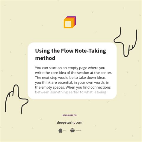 Using The Flow Note Taking Method Deepstash