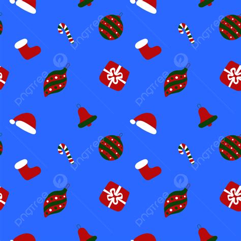 Christmas Pattern Seamless New Year Background T Pattern Bow