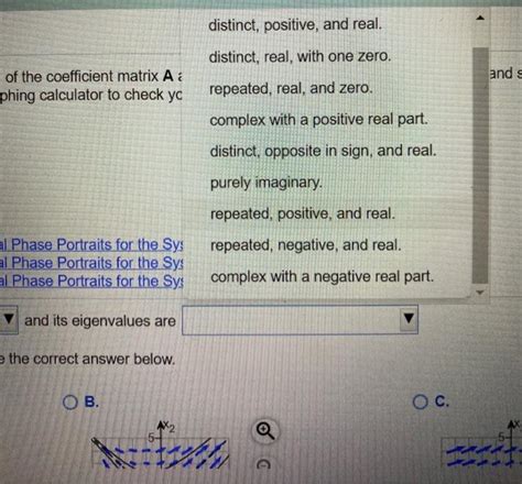 solved categorize the eigenvalues and eigenvectors of the