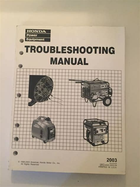 Honda Generator Troubleshooting Manual: Quick Fixes!