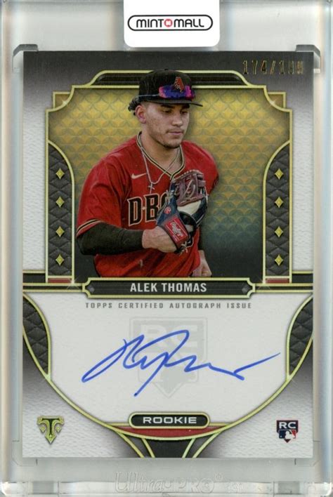 ミントモール Mint 池袋店 2022 Topps Triple Threads Arizona Diamondbacks Alek Thomas Rookie Autographs