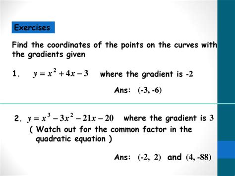 tangents and gradients ppt download
