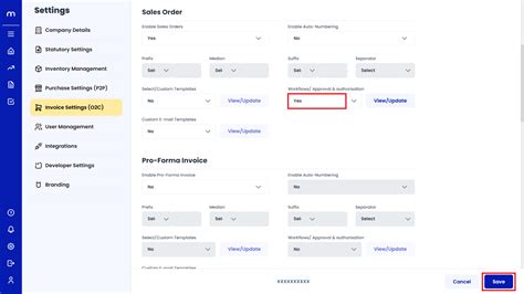 Create Workflows In Sales Order Mybizz Erp
