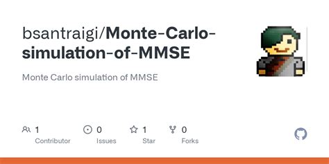 github bsantraigi monte carlo simulation of mmse monte carlo