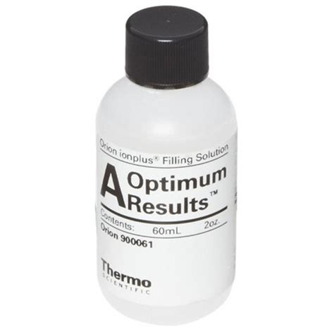 Thermo Orion 900061 Optimum Results A Fill Solution For Cadmium Calcium Fluoride And Sulfide