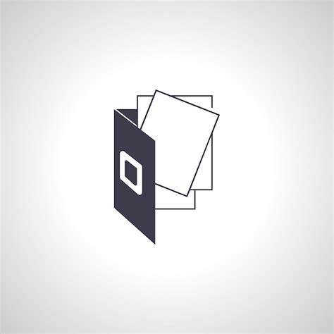 Premium Vector Folder With Files Isolated Icon