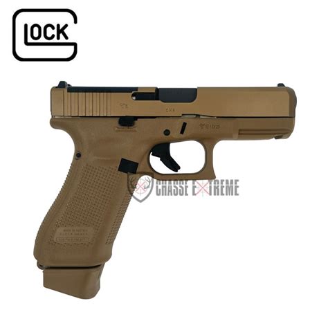 Pistolet Glock 19x Mos Coyote Cal 9x19 Visées Polymères Edition Limitée