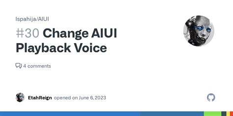Change AIUI Playback Voice Issue 30 Lspahija AIUI GitHub