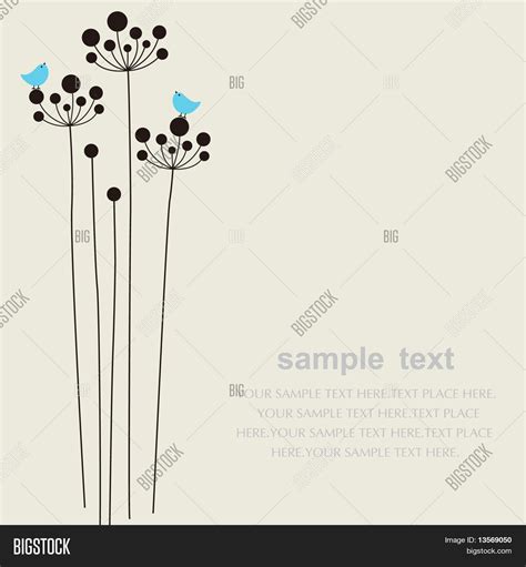 Vector Flower Bird Vector And Photo Free Trial Bigstock