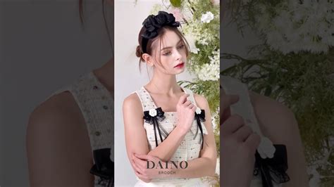 시선집중 👀💕 봉긋봉긋 귀여운 까멜리아 리본 브로치로 트위드 코디하기 Youtube