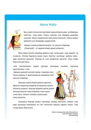Quechua Sesion1 Comprension De Textos En Quechua Pdf