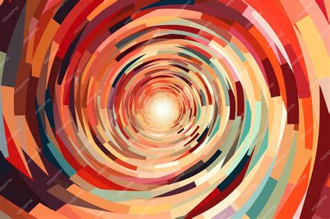 Premium Photo Abstract Circular Geometric Background Starburst
