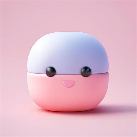 3d Rendering Cute Face 3d Rendering Cute Face Premium Ai Generated Vector