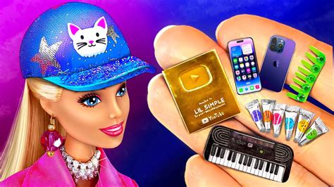 16 Doll Ideas Diy Miniature Iphone 14 Barbie Doll Mini Stuff And More How To Make Hacks Youtube