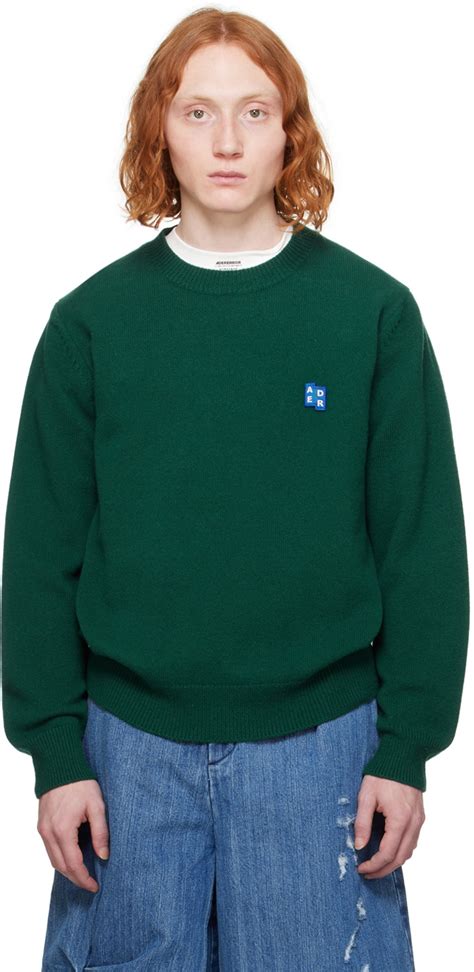 Ader Error Green Patch Sweater Ader Error