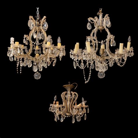 Lote De Tres Candiles Sxx Elaborados En Metal Con Vidrio Cuentan Con