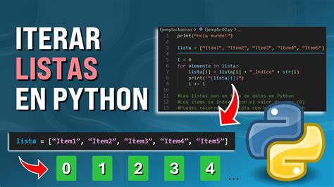 Listas En Python Tan Potentes Que No Creerás Cómo Se Iteran Youtube