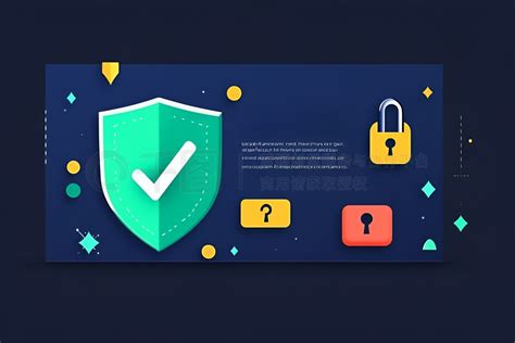 Cyberai数字艺术 Cyber Security简约深蓝色安全锁定解锁疑问按钮盾牌插画 Ai平面元素免费下载 Jpeg格式 4032像素 编号71723254 千图网
