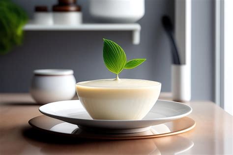 Premium Photo White Cream