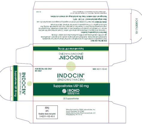 Indocin Suppository Fda Prescribing Information Side Effects And Uses