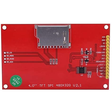 Tft 4 Inch Display With Touch Spi Ili9488 Micro Robotics