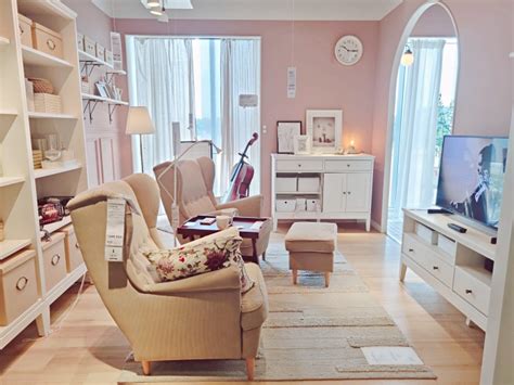 이케아 쇼룸 암체어가 있는 작은 거실 인테리어 색조합 포근한 좁은 거실 꾸미기 네이버 블로그