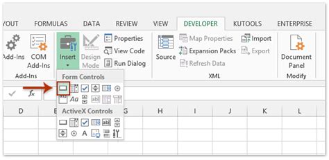 How To Insert A Macro Button To Run Macro In Excel