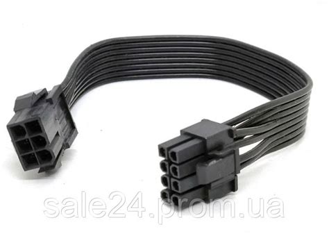 Купить Переходник для видеокарты 6 ->8 pin 18AWG 20 см PCI-E кабель GPU ...