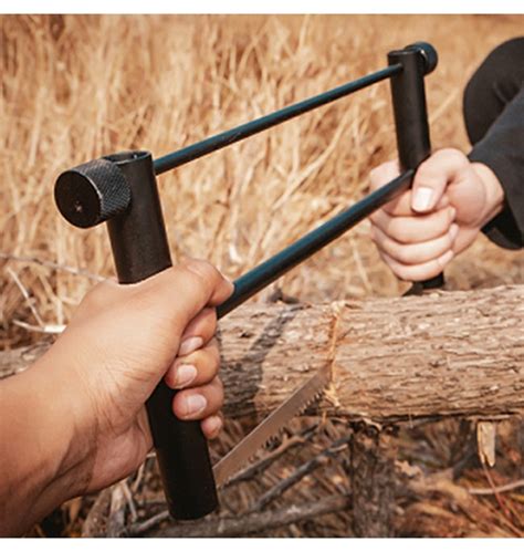 가벼운 양손 톱날 휴대용 나무자르는 수동 톱 나무자르기 티몬