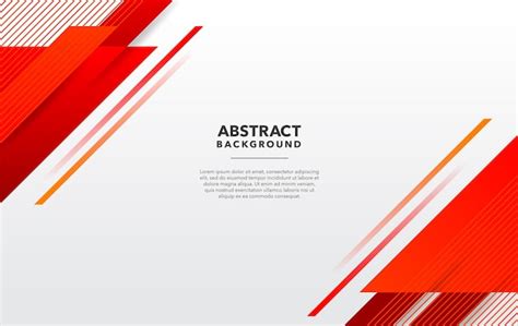 Premium Vector Red Modern Abstract Background Design