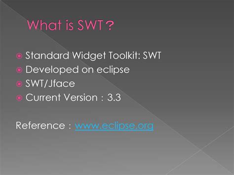 Swtjface 简介 Java Gui图形用户界面 Ppt Download