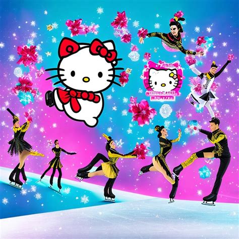 Hello Kitty Ice Skating