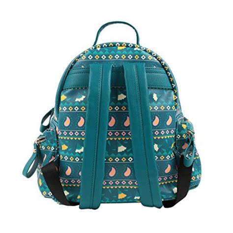 Buy Chumbak Aztec Paisleys Printed Backpack Green Online