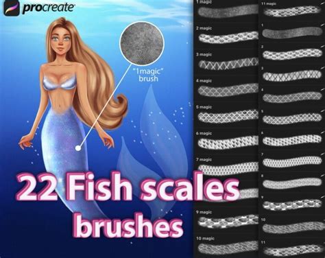 Scales Brushes For Procreate Free And Premium Brushwarriors