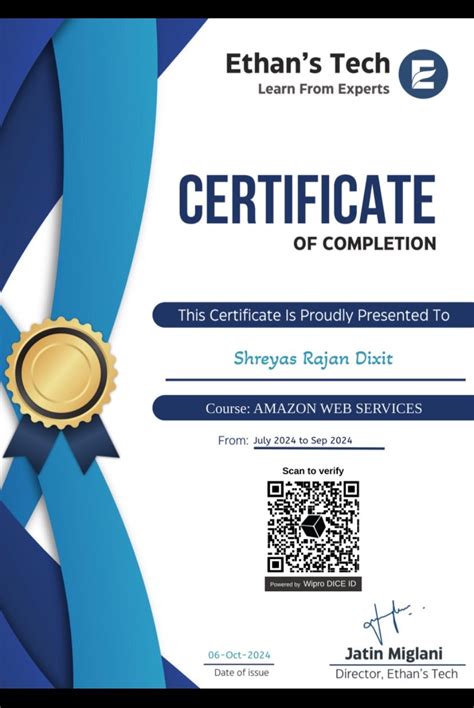 Ethanstech Aws Certificationsuccess Cloudcomputing Careergrowth Techtraining Ethans Tech Llp