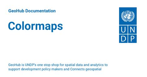 Colormaps GeoHub Documentation