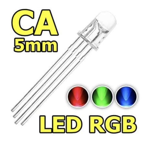 Jual Rgb Led 5mm Clear Common Anode Transparan Bening Anoda 4p 4 P Pin Jakarta Barat Aisyah