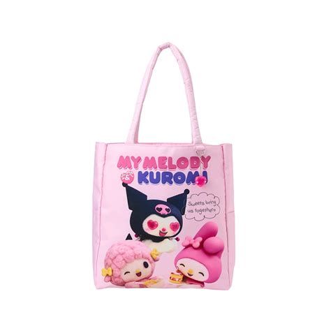산리오 마이 멜로디 And 쿠로미 넷플릭스 오리지널 애니메이션 마이 멜로디 And 쿠로미 토트백 Sanrio Kream