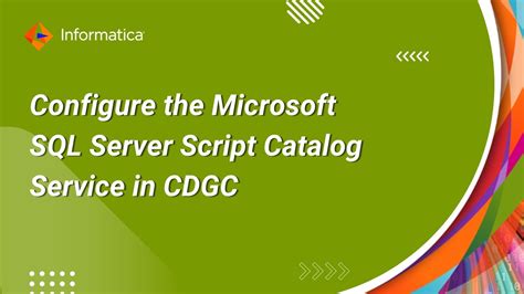 324 how to configure the microsoft sql server script catalog service