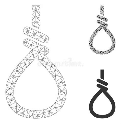 Loop Knot Vector Mesh Network Model And Triangle Mosaic Icon Stock Vector Illustration Of Knot