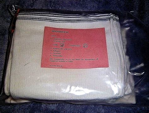 East German Ddr Nva Soldiers Spare Clothing Pack Kit