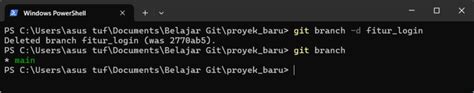 Tutorial Git 8 Membuat Cabang Atau Branch Pada Git