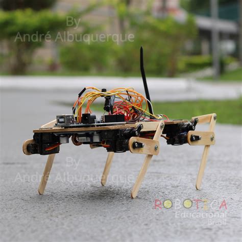 Robodog Steam Robô Quadrúpede Educacional Com Arduino Robótica
