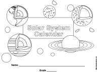 Printable Solar System Calendar 2013 2014 School Year